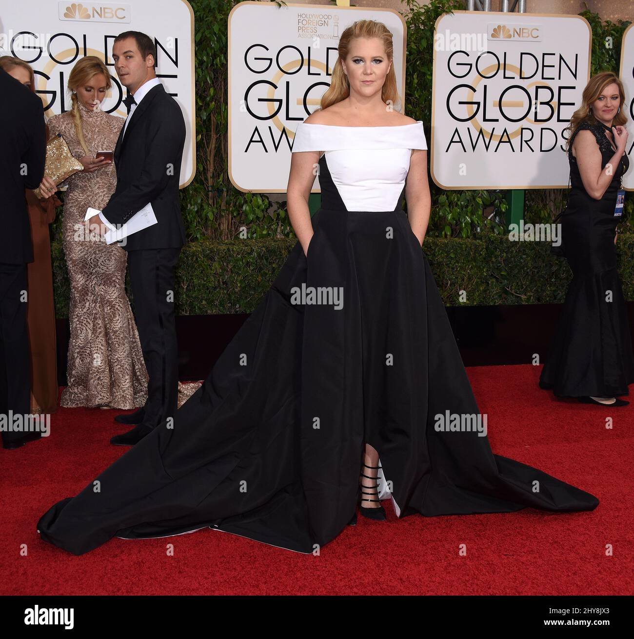 Amy Schumer attending the 73rd Annual Golden Globe Awards held at the ...