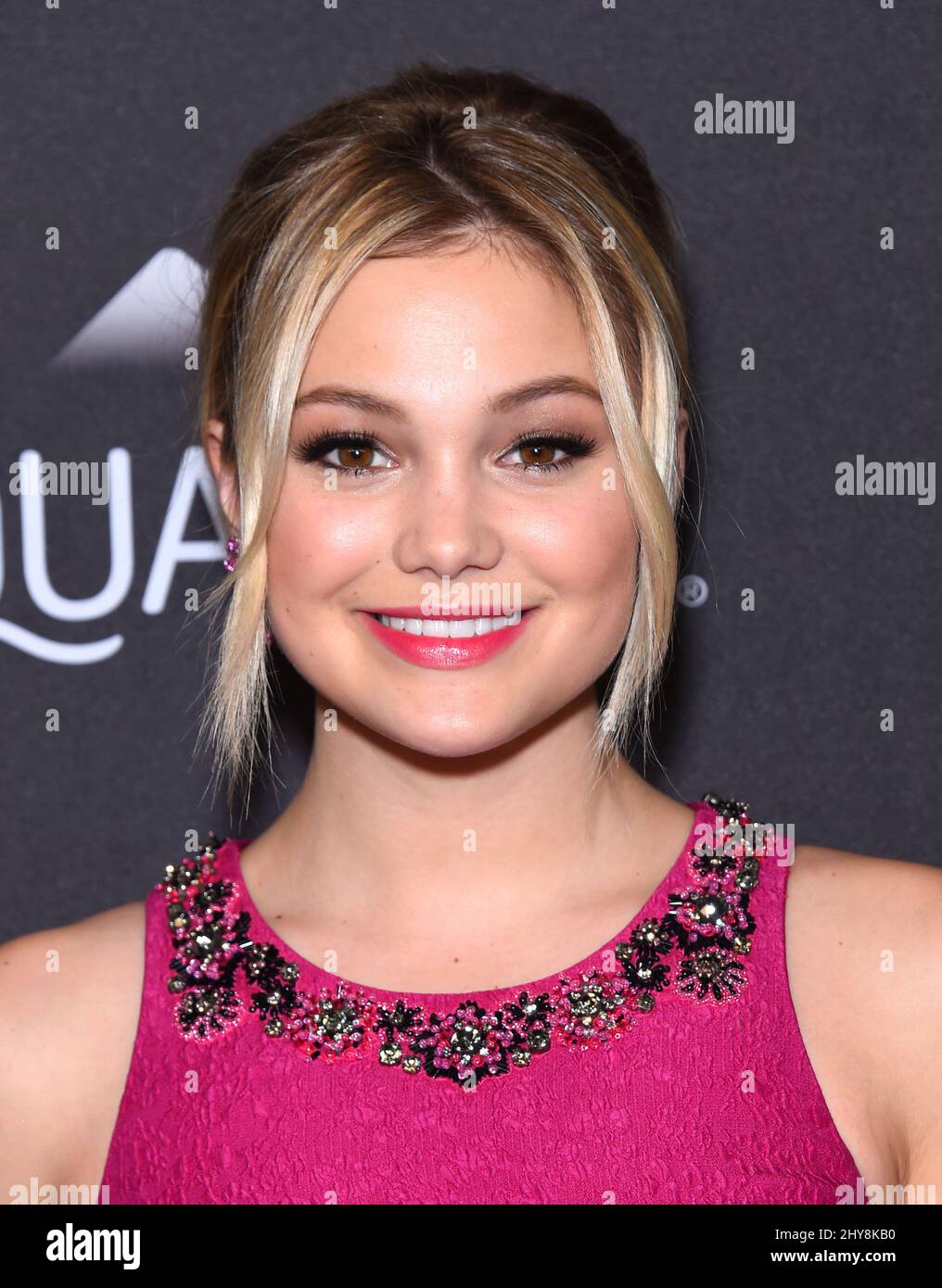 Olivia Holt attending the InStyle and Warner Brothers Golden Globes ...
