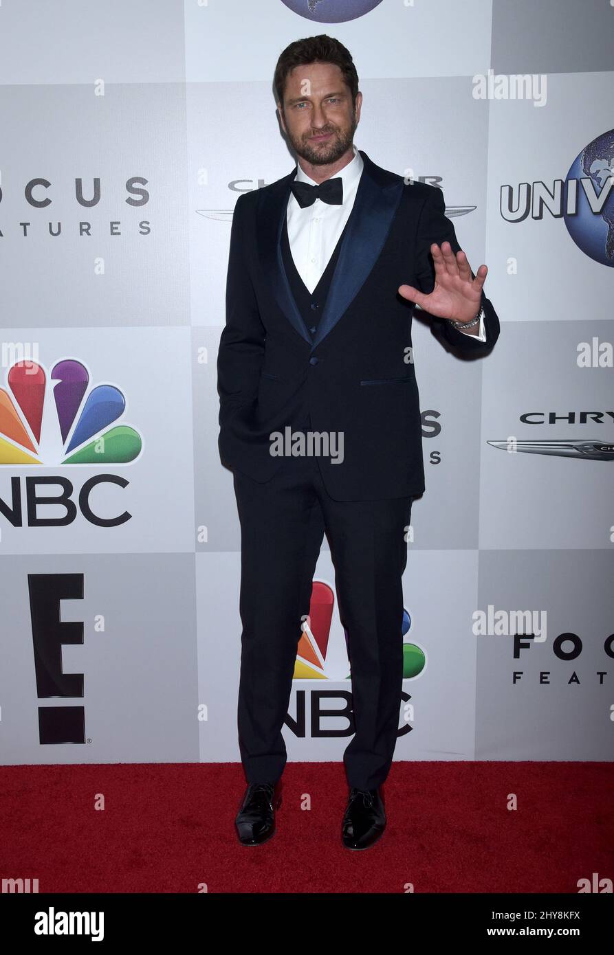 Gerard Butler attending the NBCUniversal Golden Globes afterparty at ...