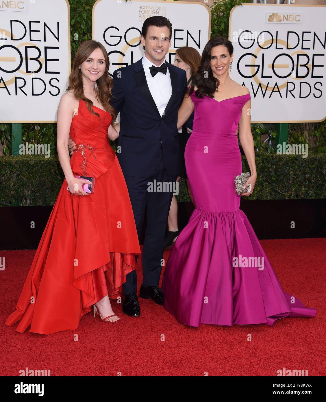 Tara Lynne Barr, Tommy Dewey and Michaela Watkins attending the 73rd ...
