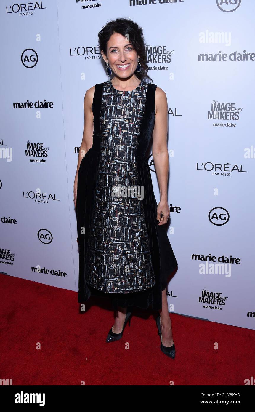 Lisa Edelstein attending Marie Claire's Inaugural Image Maker Awards ...