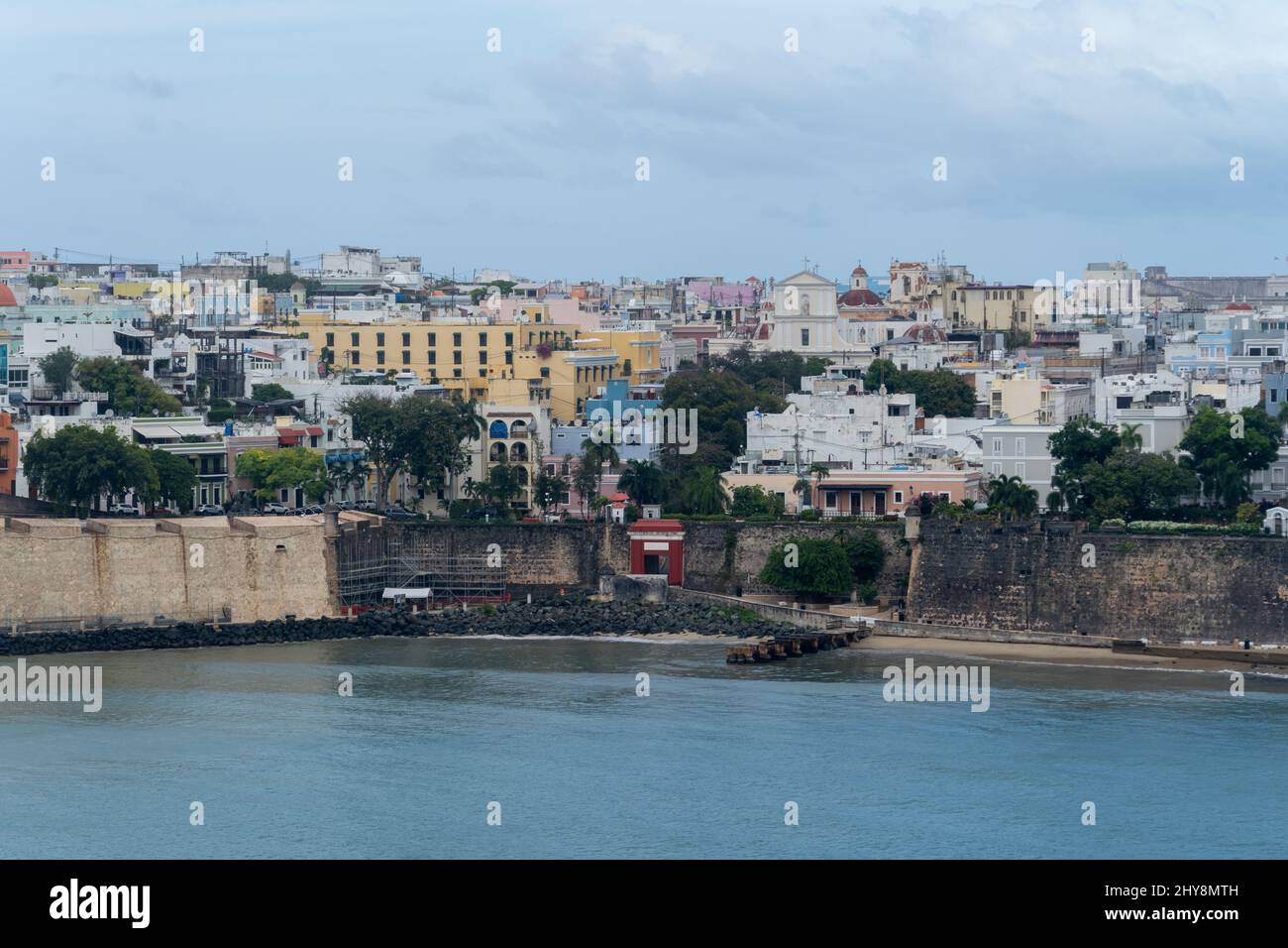 Cityscape of the old San Juan in Puerto Rico Stock Photo - Alamy