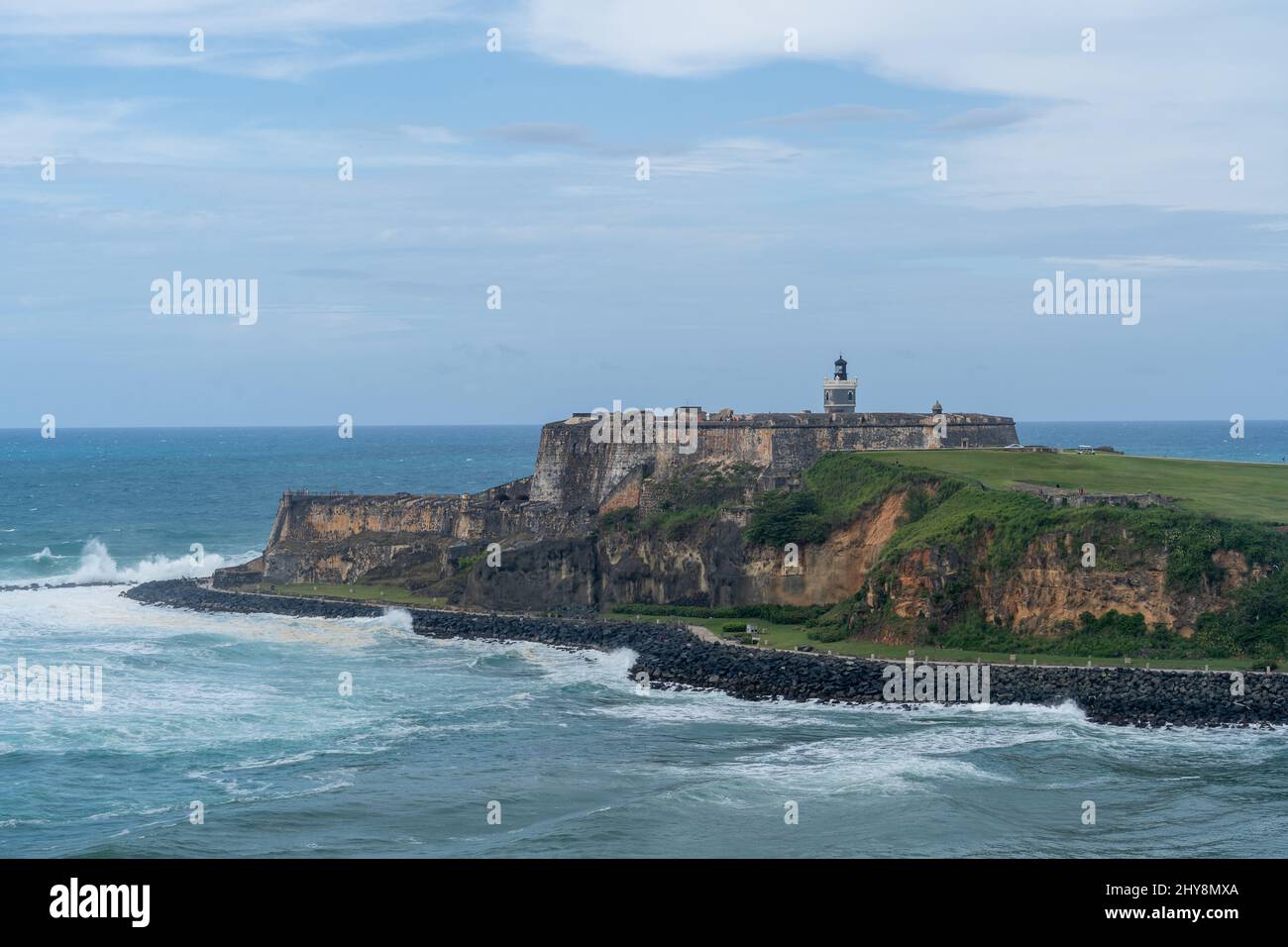 Photo of an old castle in San Juan, the capital and most populous city ...