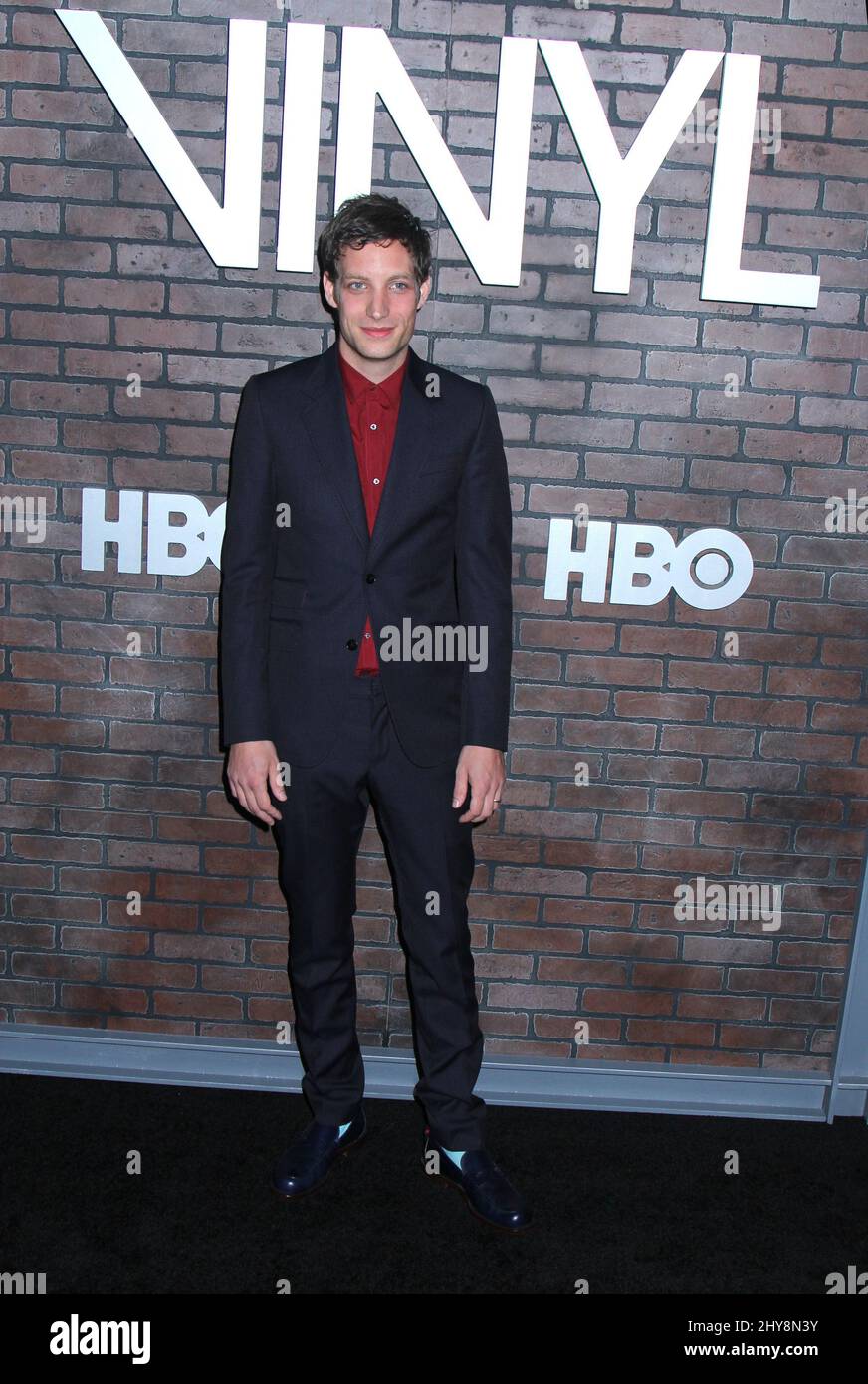 James Jagger attends the "'Vinyl" New York Premiere - Held at the ...