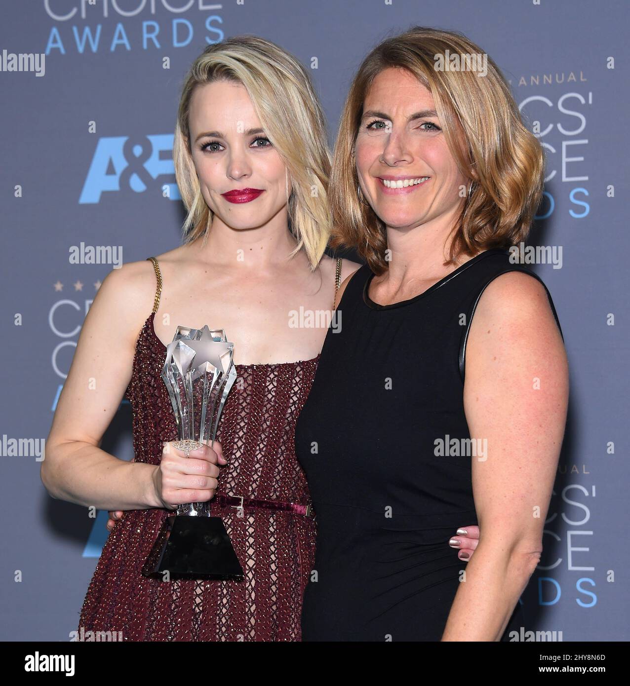 Rachel McAdams & Sacha Pfeiffer attending the press room for the 21st ...