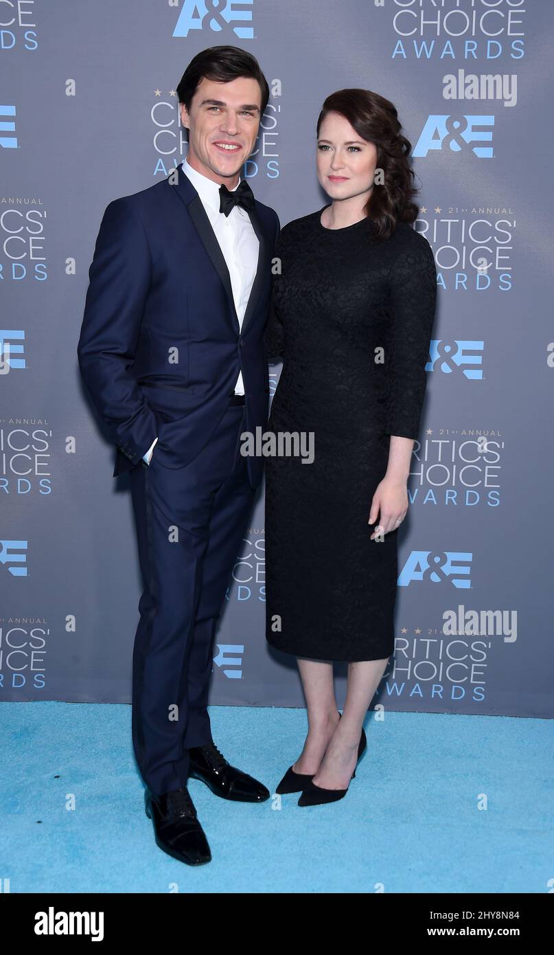 Finn Wittrock & Sarah Roberts attends the 21st Annual Critics' Choice ...