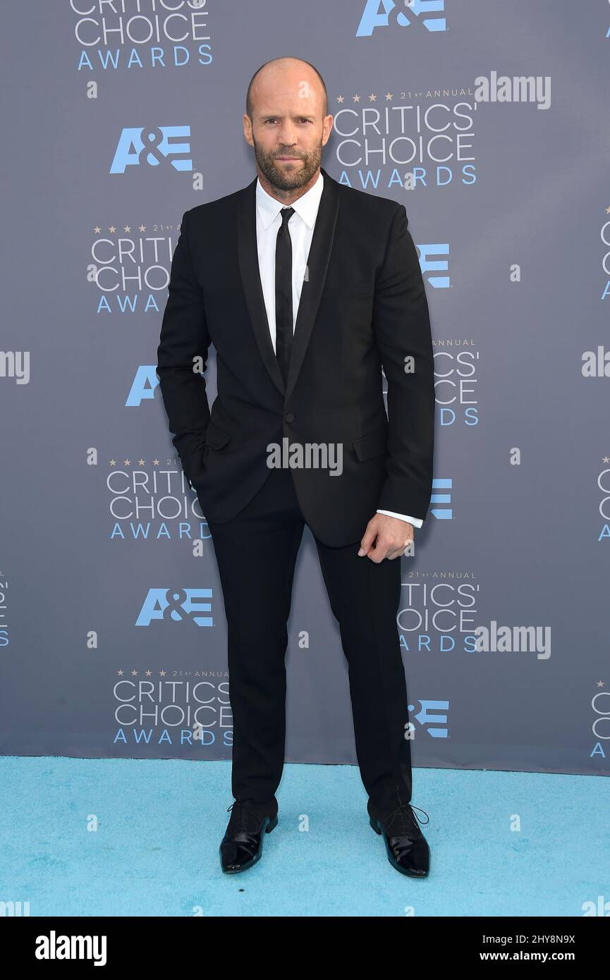 Jason Statham attends the 21st Annual Critics' Choice Awards held at ...