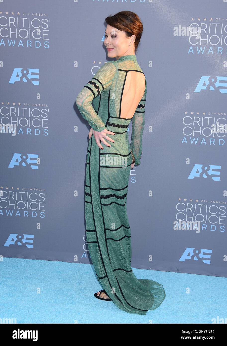 Helen McCrory attends the 21st Annual Critics' Choice Awards held at ...