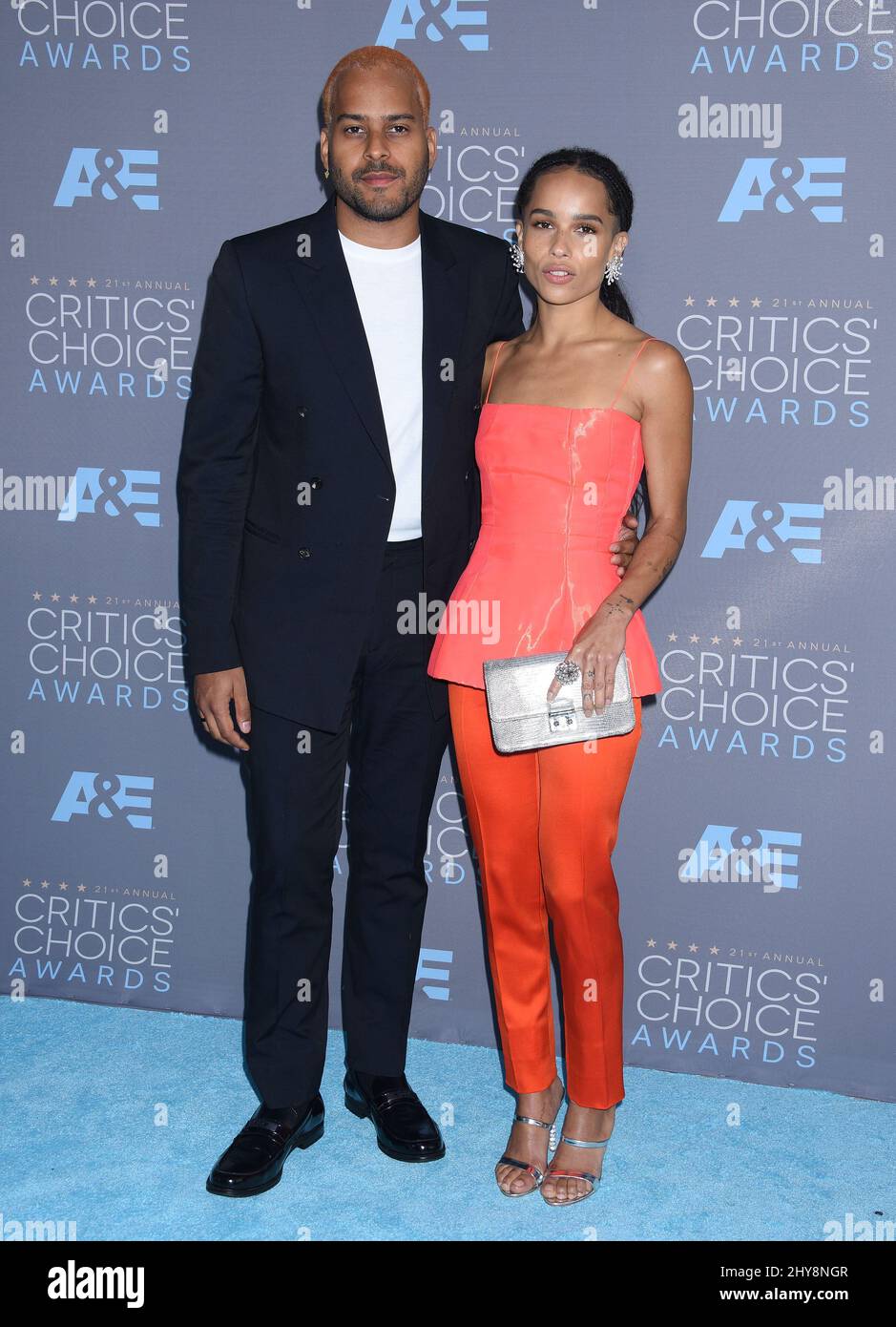 Zoe Kravitz attends the 21st Annual Critics' Choice Awards held at ...