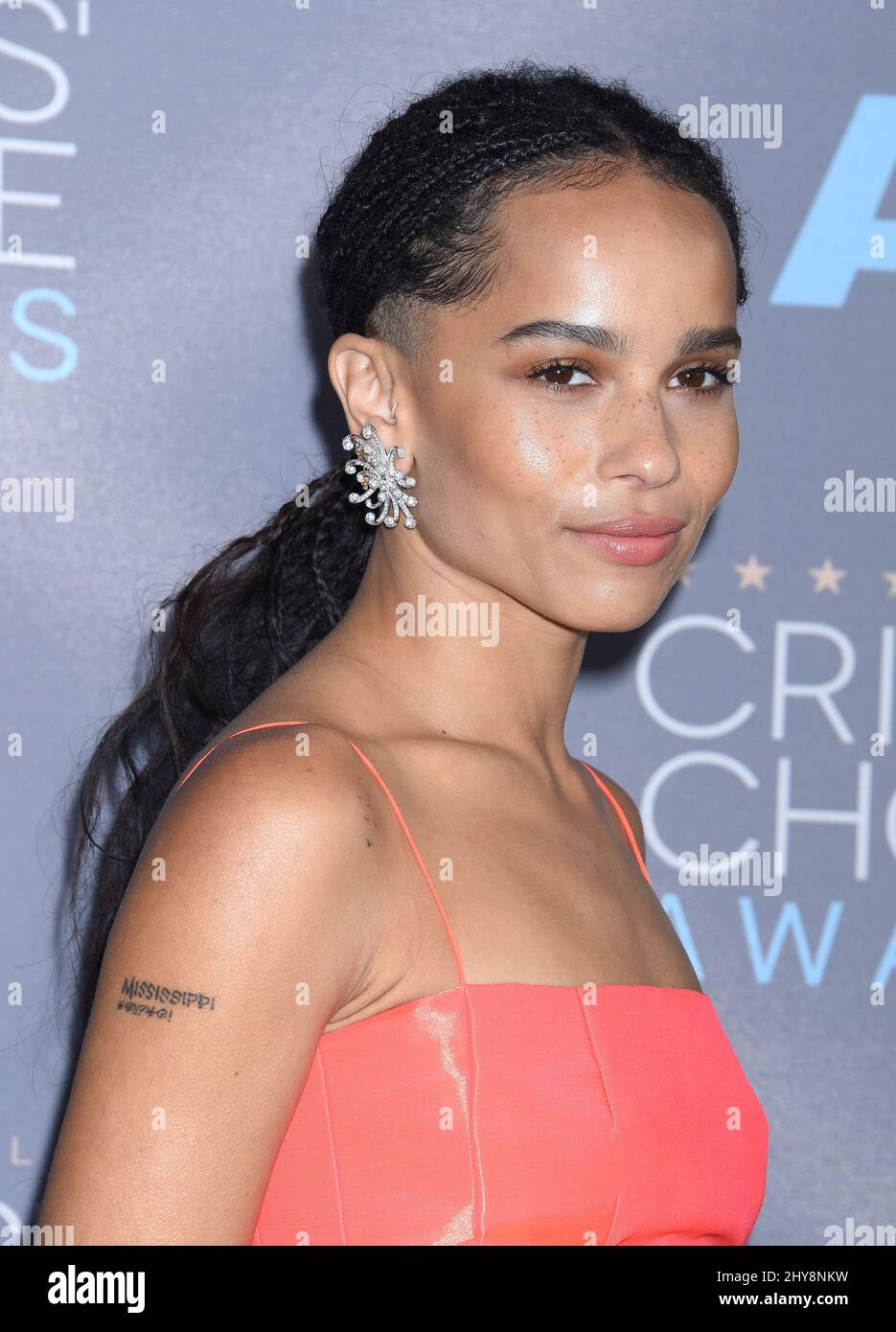 Zoe Kravitz attends the 21st Annual Critics' Choice Awards held at ...