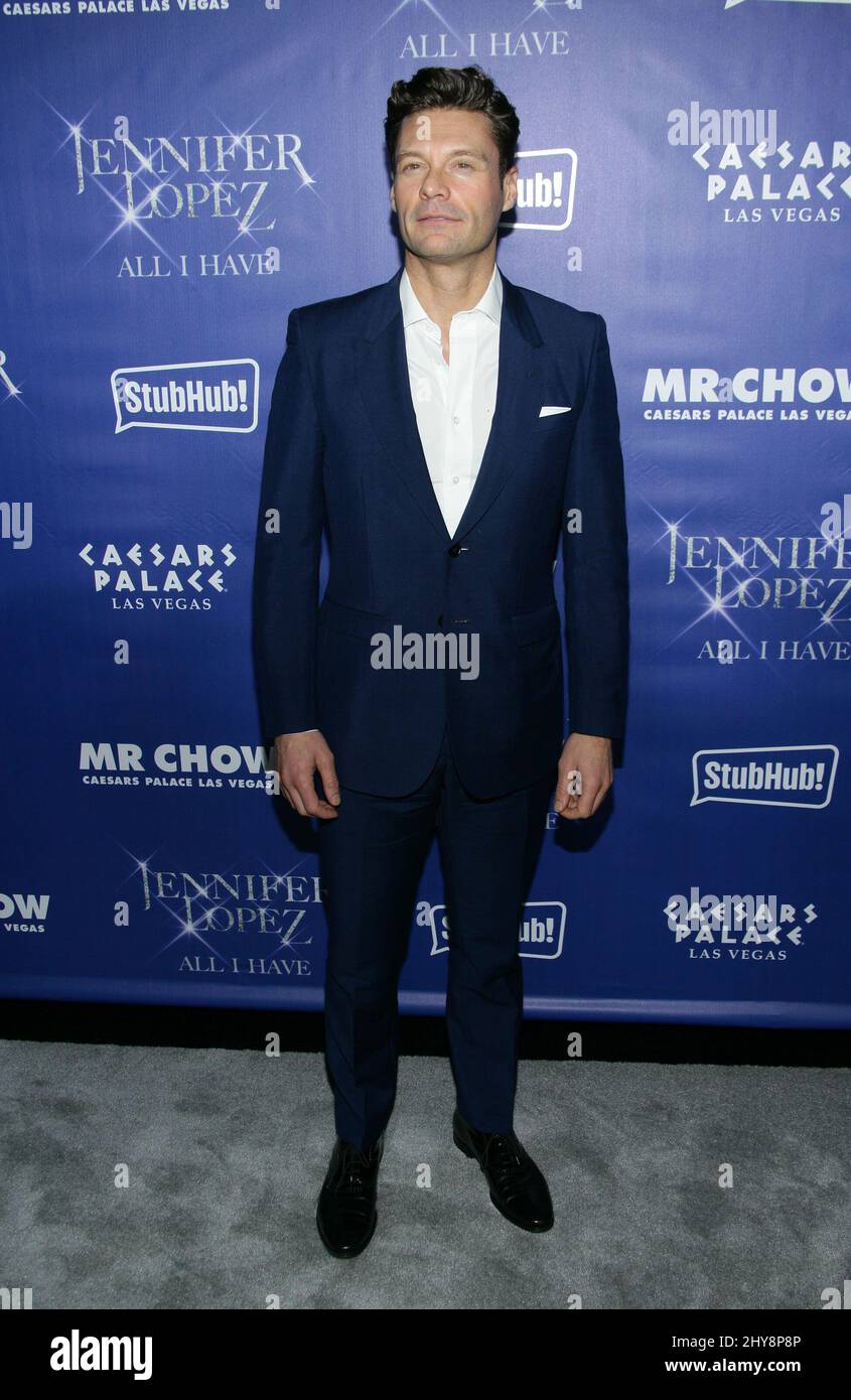 Ryan Seacrest attending the after party of JENNIFER LOPEZ: ALL I HAVE ...