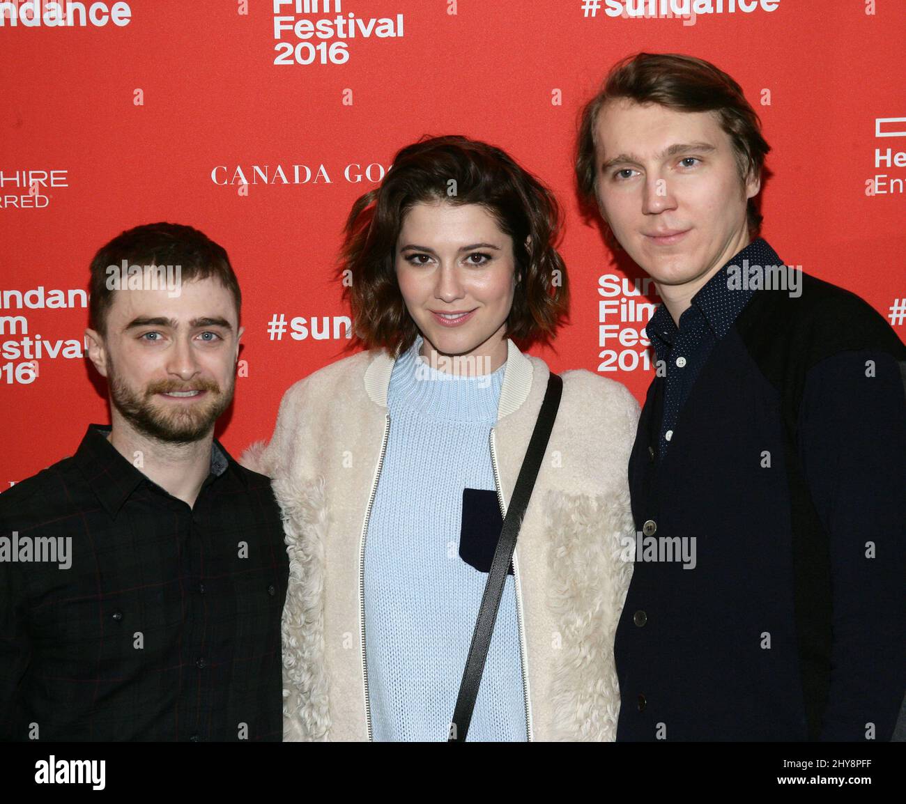 Daniel Radcliffe, Mary Elizabeth Winstead, Paul Dano during the Swiss ...