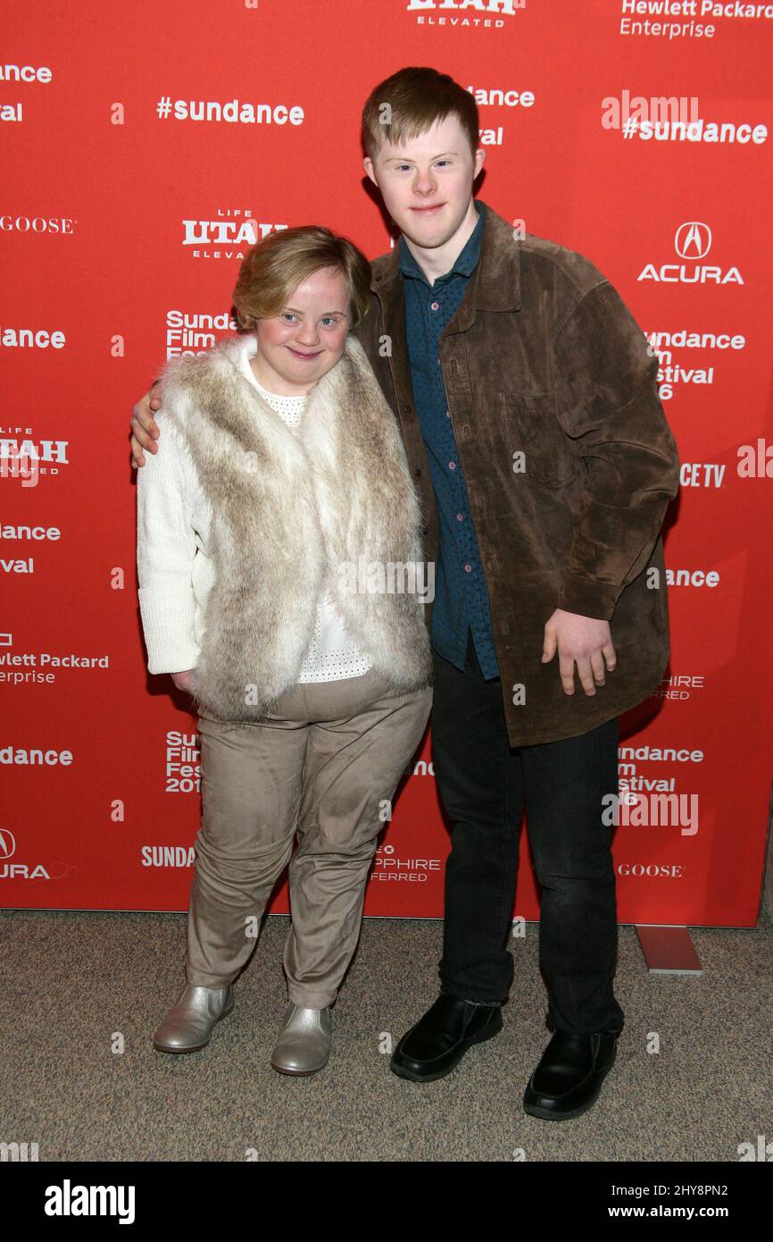 Bridget Brown, Connor Long attending the Wiener-Dog Premiere at the ...