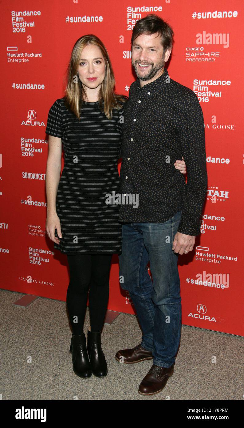 Sian Heder and David Newsom attends the "Tallulah" Premiere at Sundance ...