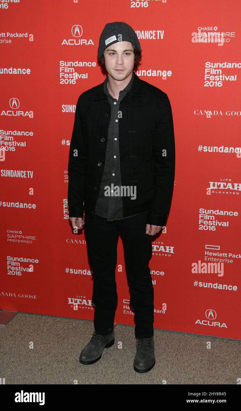 Logan Lerman attending the "Indignation" Premiere at Sundance Film ...