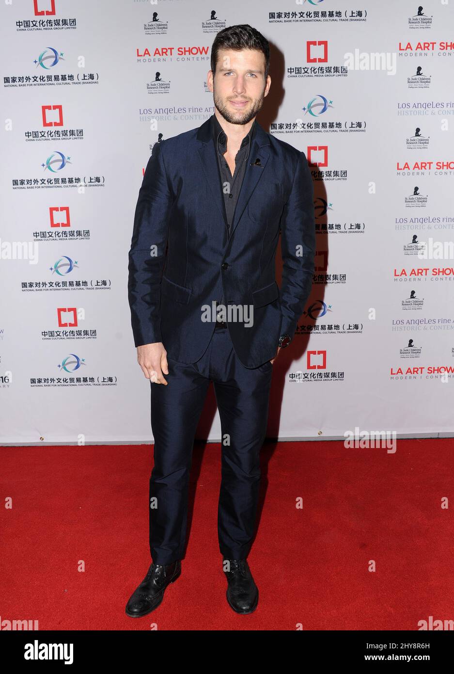 Parker Young attending the LA Art Show 2016 Opening Night Premiere ...