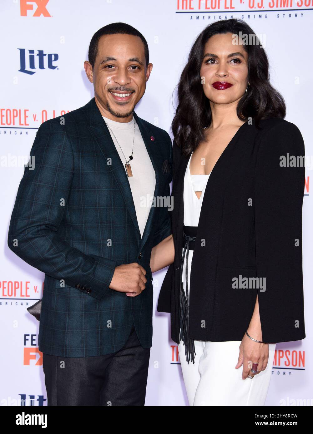 Dale Godboldo and Ion Overman attending The People v. O.J. Simpson ...