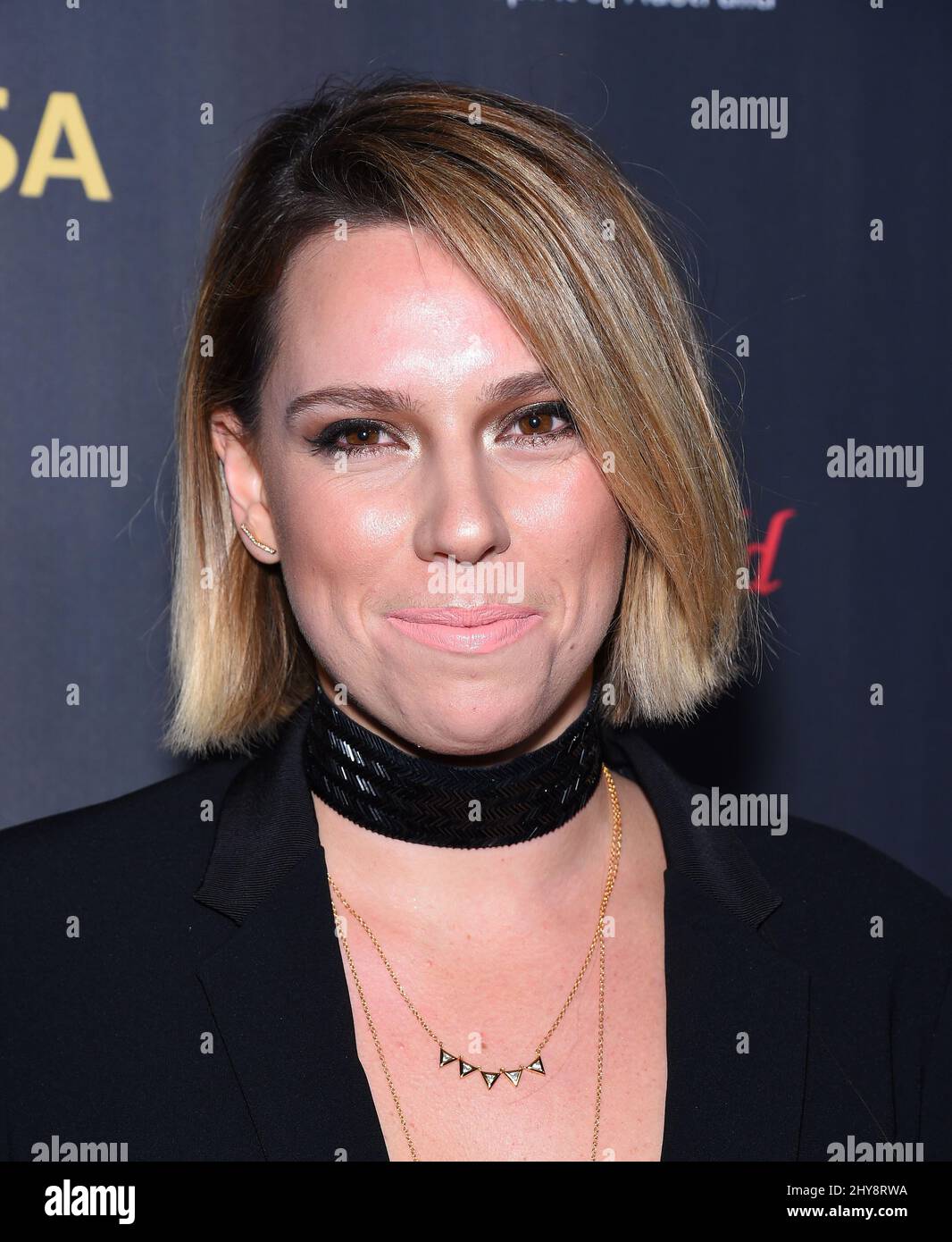 Hayley Warner attending the 2016 G'Day USA Los Angeles Gala Stock Photo ...