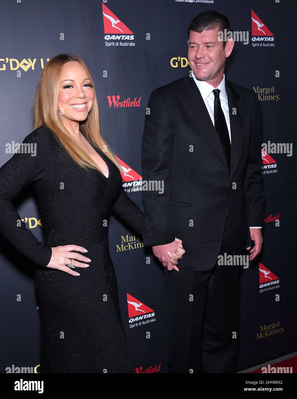 Mariah Carey & James Packer attending the 2016 G'Day USA Los Angeles ...