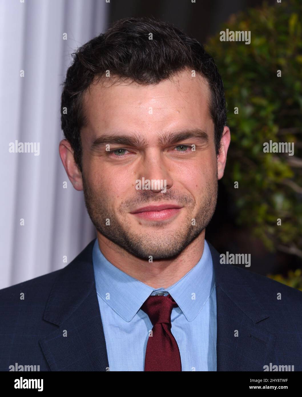 Alden Ehrenreich attending the "Hail, Caesar!" World Premiere held at ...