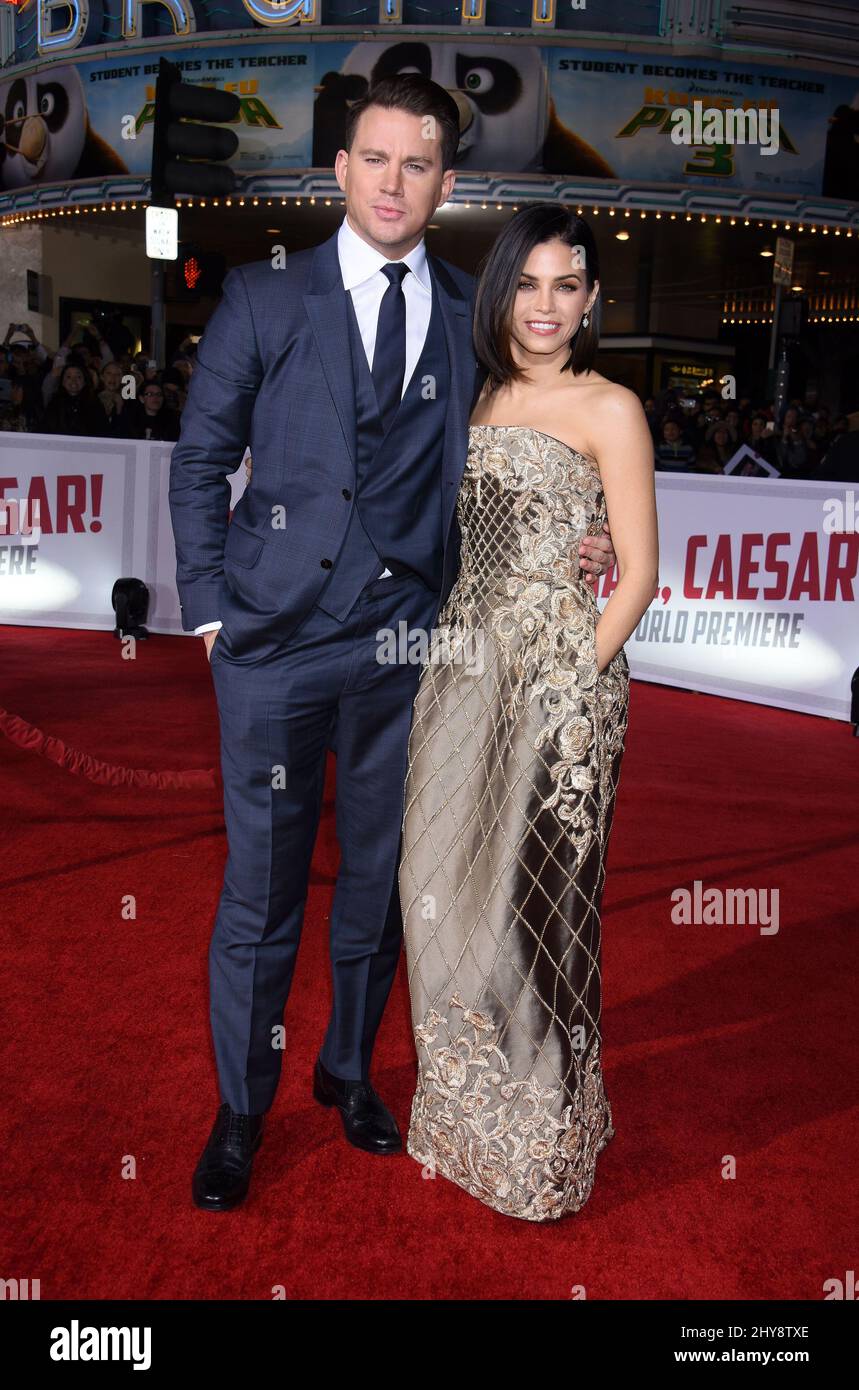 Channing Tatum and Jenna Dewan Tatum attending the "Hail, Caesar ...