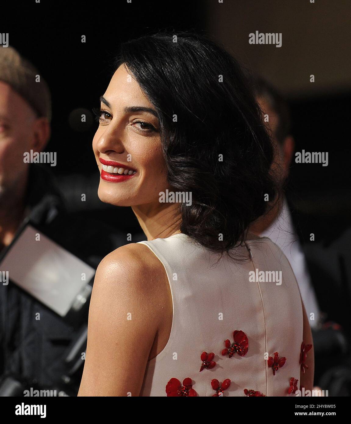 Amal Alamuddin attending the "Hail, Caesar!" World Premiere held at the ...