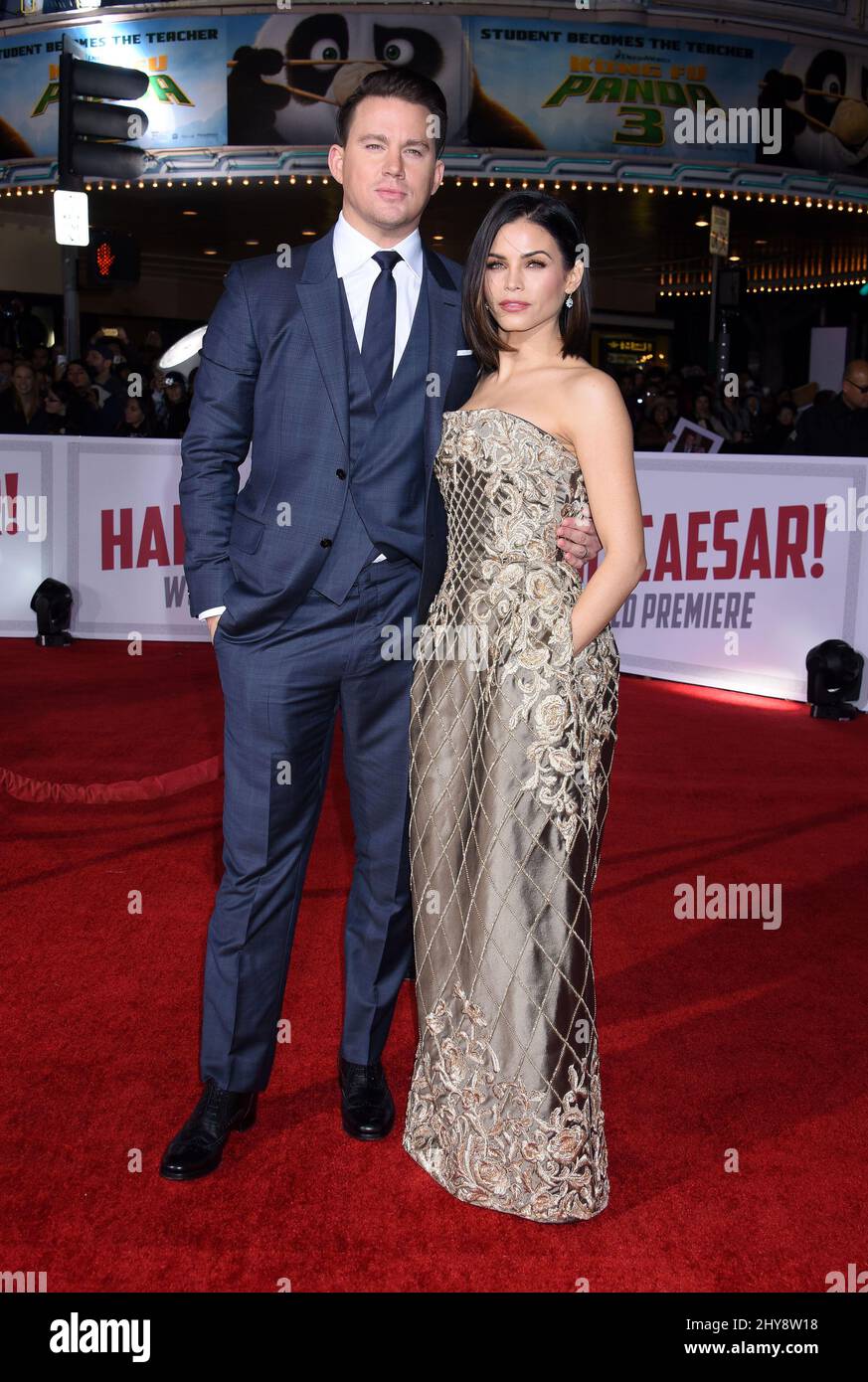 Channing Tatum and Jenna Dewan Tatum attending the "Hail, Caesar ...
