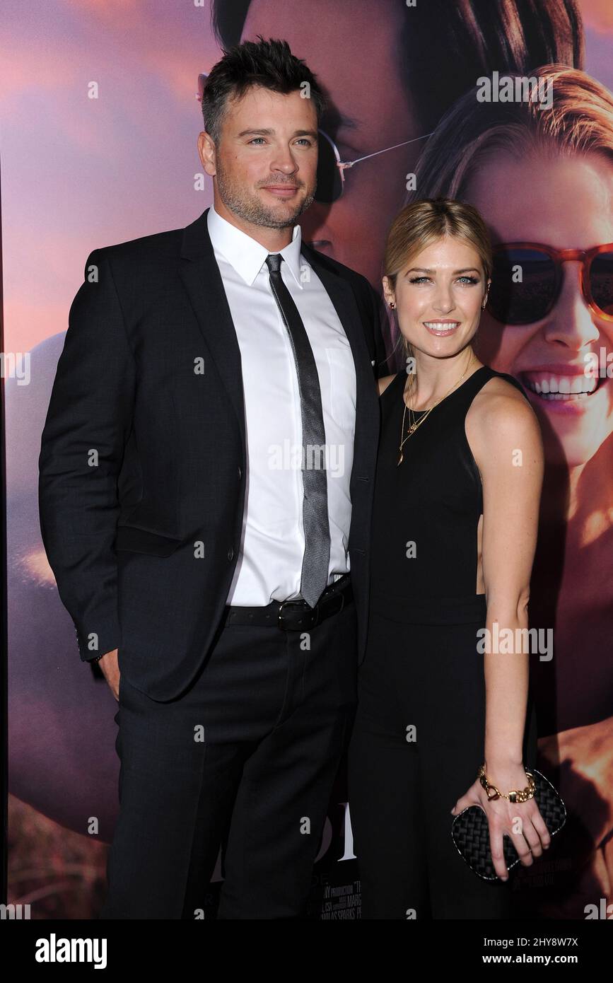 Tom Welling, Jessica Rose Lee attending "The Choice" Los Angeles ...