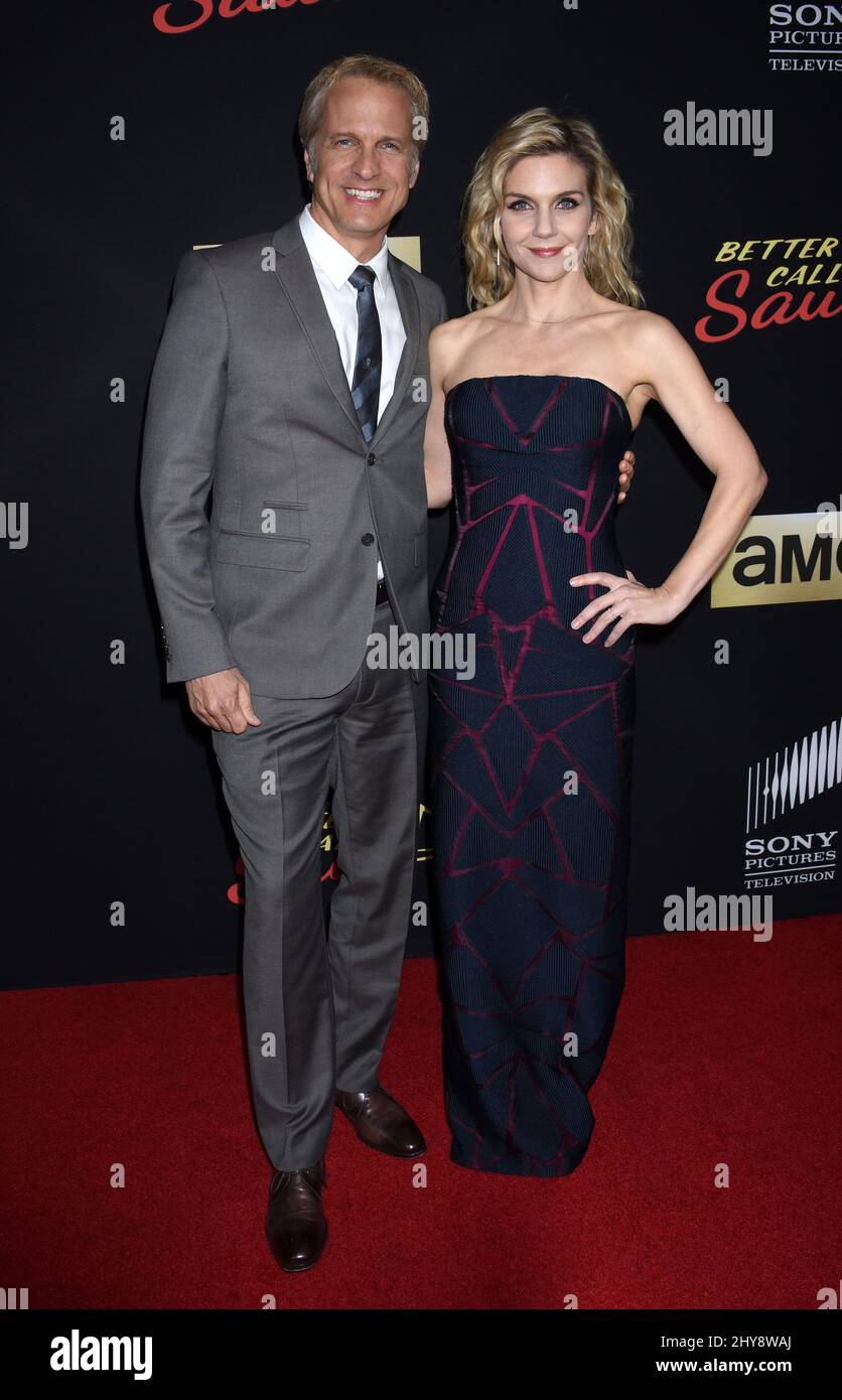 Patrick Fabian and Rhea Seehorn attending the "Better Call Saul" Season ...