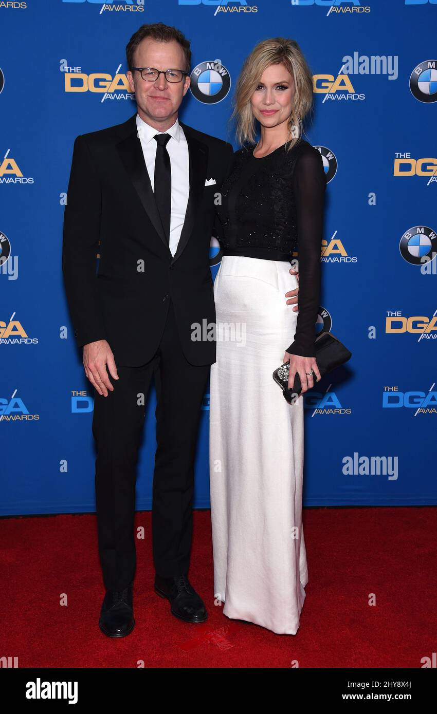 Tom McCarthy & Wendy Merry attending the Directors Guild Awards 2016 ...