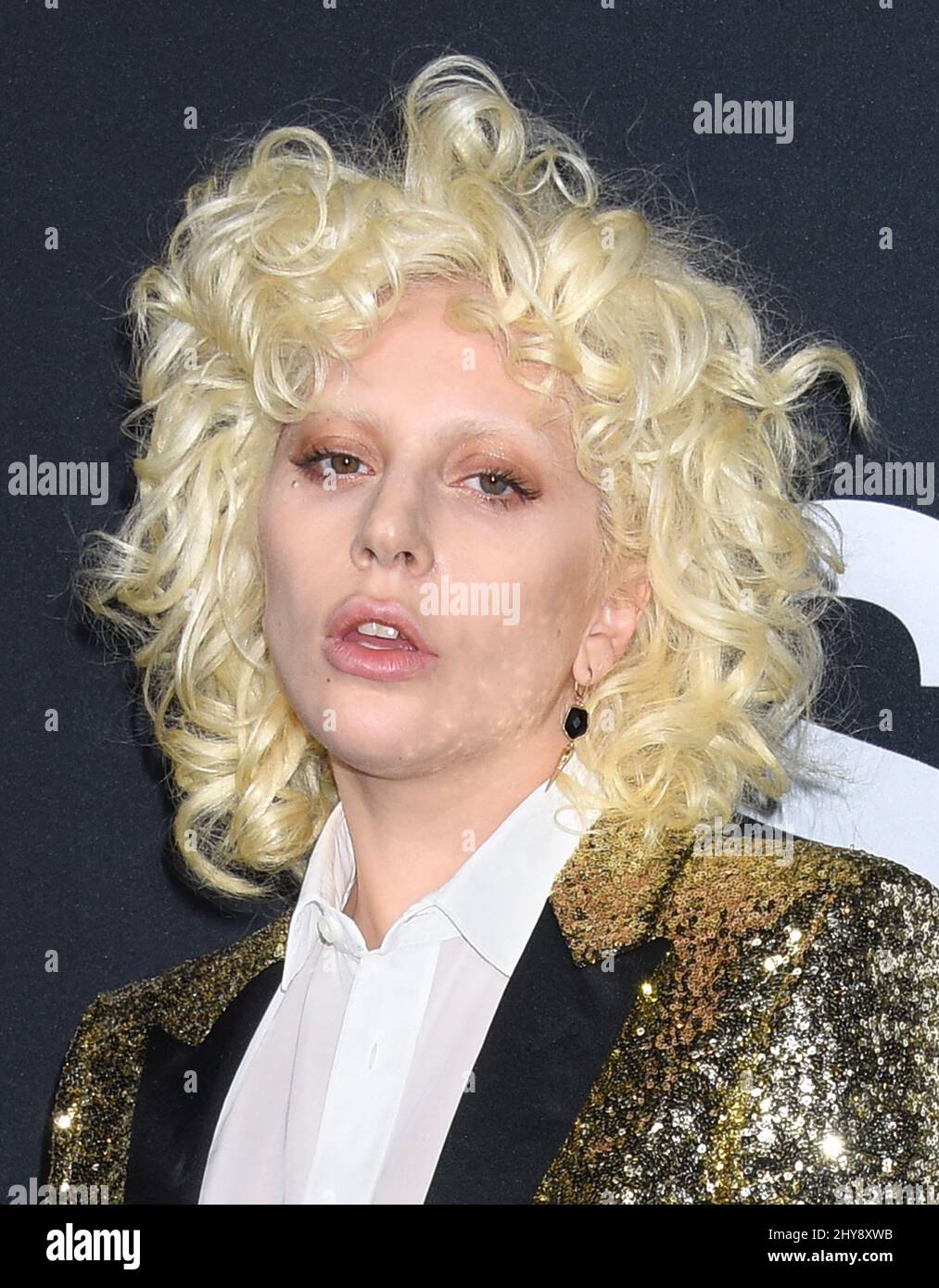 Lady Gaga attending the Saint Laurent event held at the Hollywood ...
