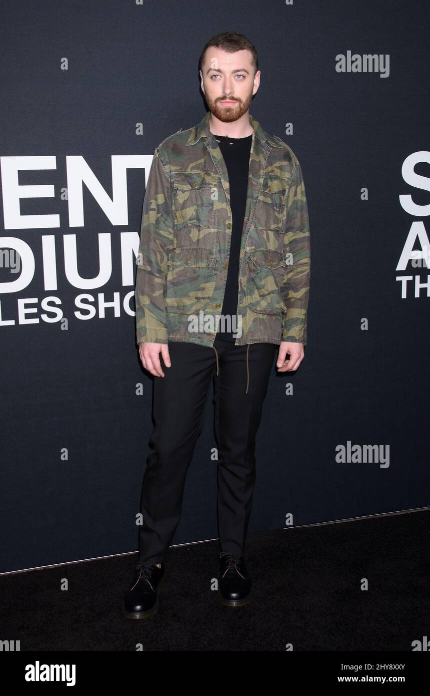 Sam Smith attending the Saint Laurent event held at the Hollywood ...