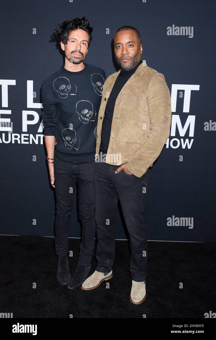 Lee Daniels and Jhalil Fisher attending the Saint Laurent event held at ...