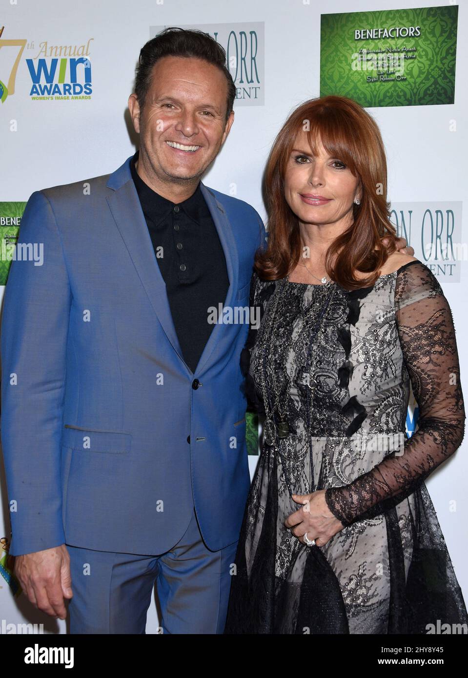 Mark burnett and wife roma downey hi-res stock photography and images - Alamy