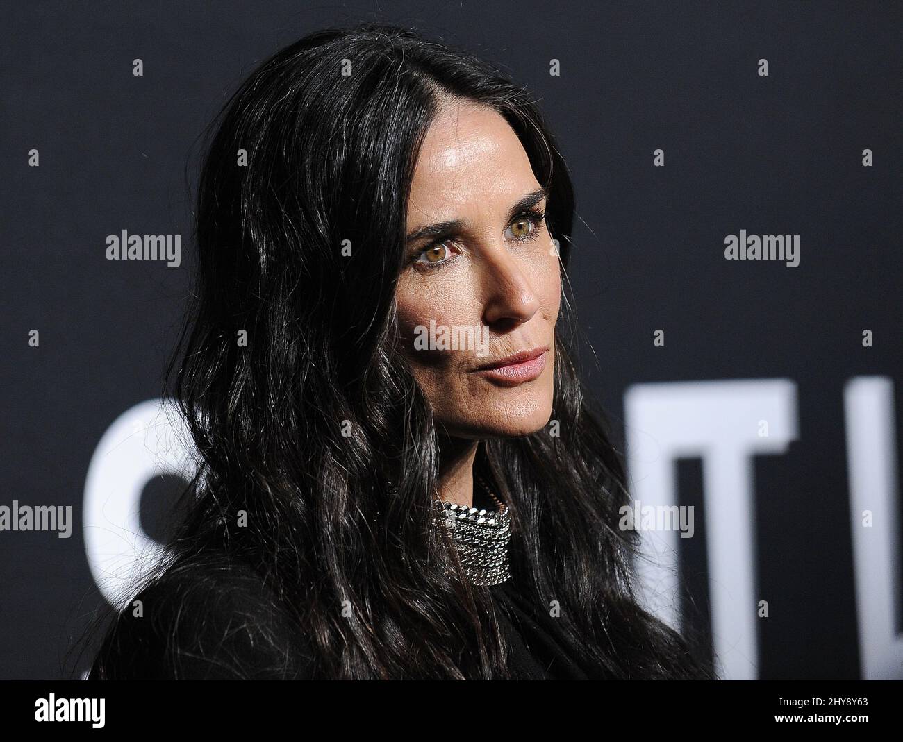 Demi Moore attending the Saint Laurent event held at the Hollywood ...