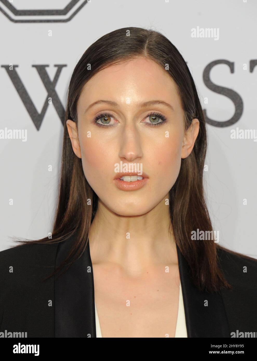 Anna Cleveland attending the 2016 amfAR New York Gala at Cipriani Wall Street in New York City ...