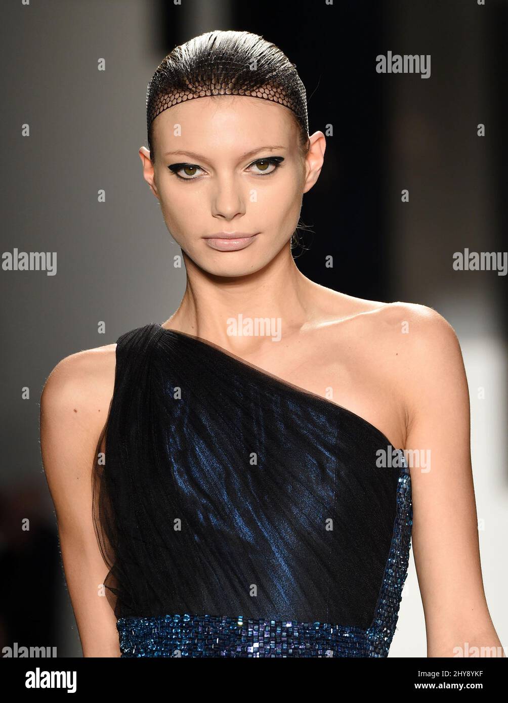 Models on the catwalk during the Pamella Roland Spring 2016 ...