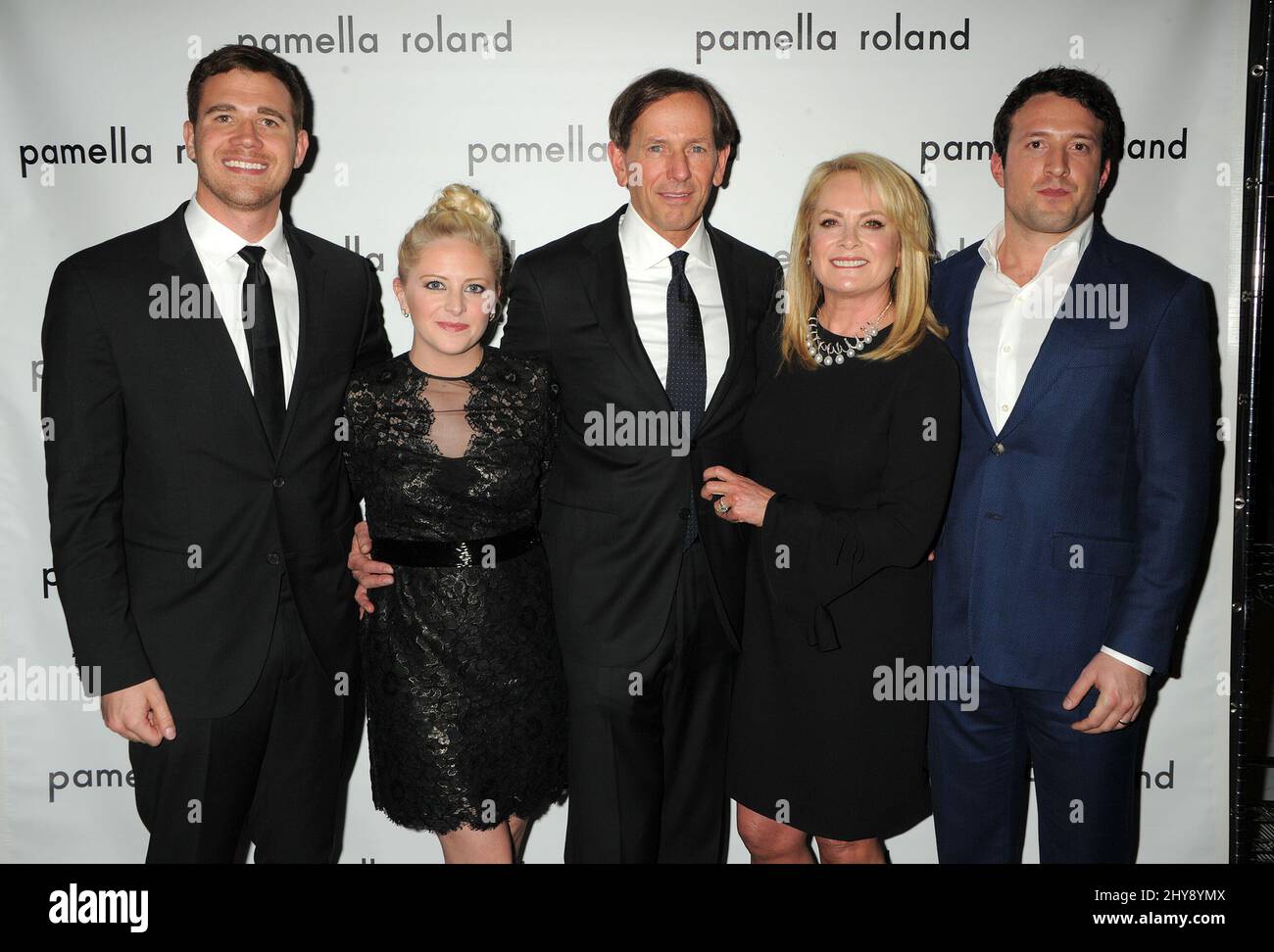 Dan DeVos, Pamella DeVos backstage during the Pamella Roland Spring ...