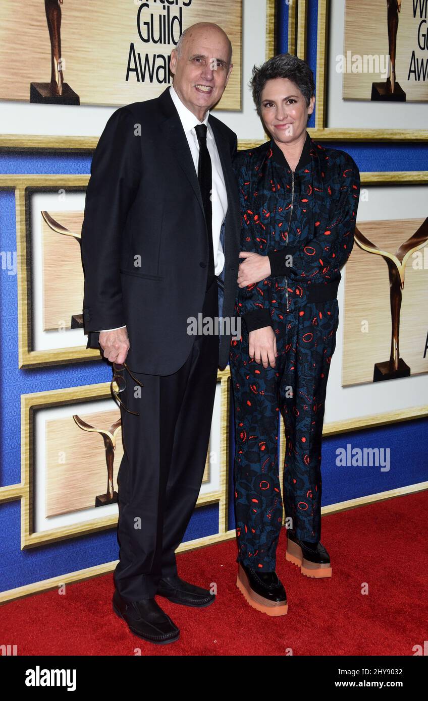 Jeffrey Tambor and Jill Soloway attending the 2016 Writers Guild Awards ...