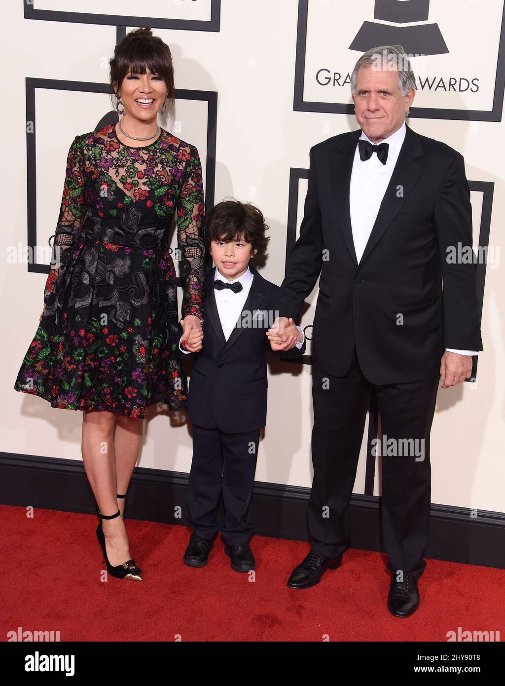 Julie Chen, Charlie Moonves, Leslie Moonves arriving at the 58th Annual ...