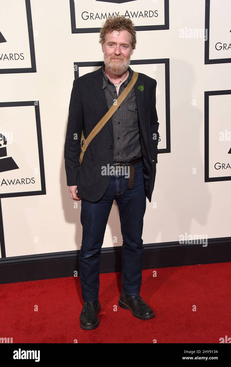 Glen Hansurd arriving at the 58th Annual Grammy Awards held at Staples ...