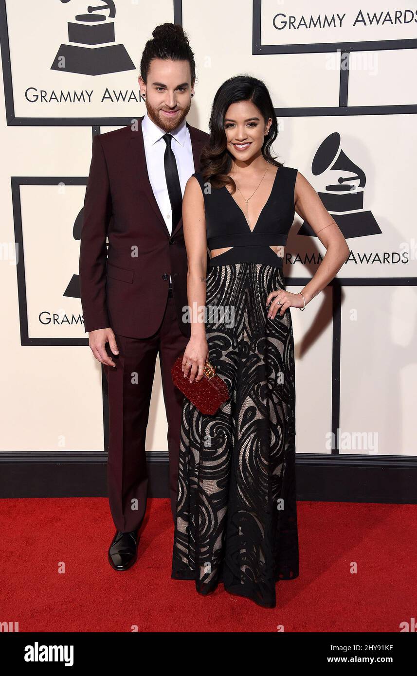 Us The Duo arriving at the 58th Grammy Awards 2016 held at the Staples ...