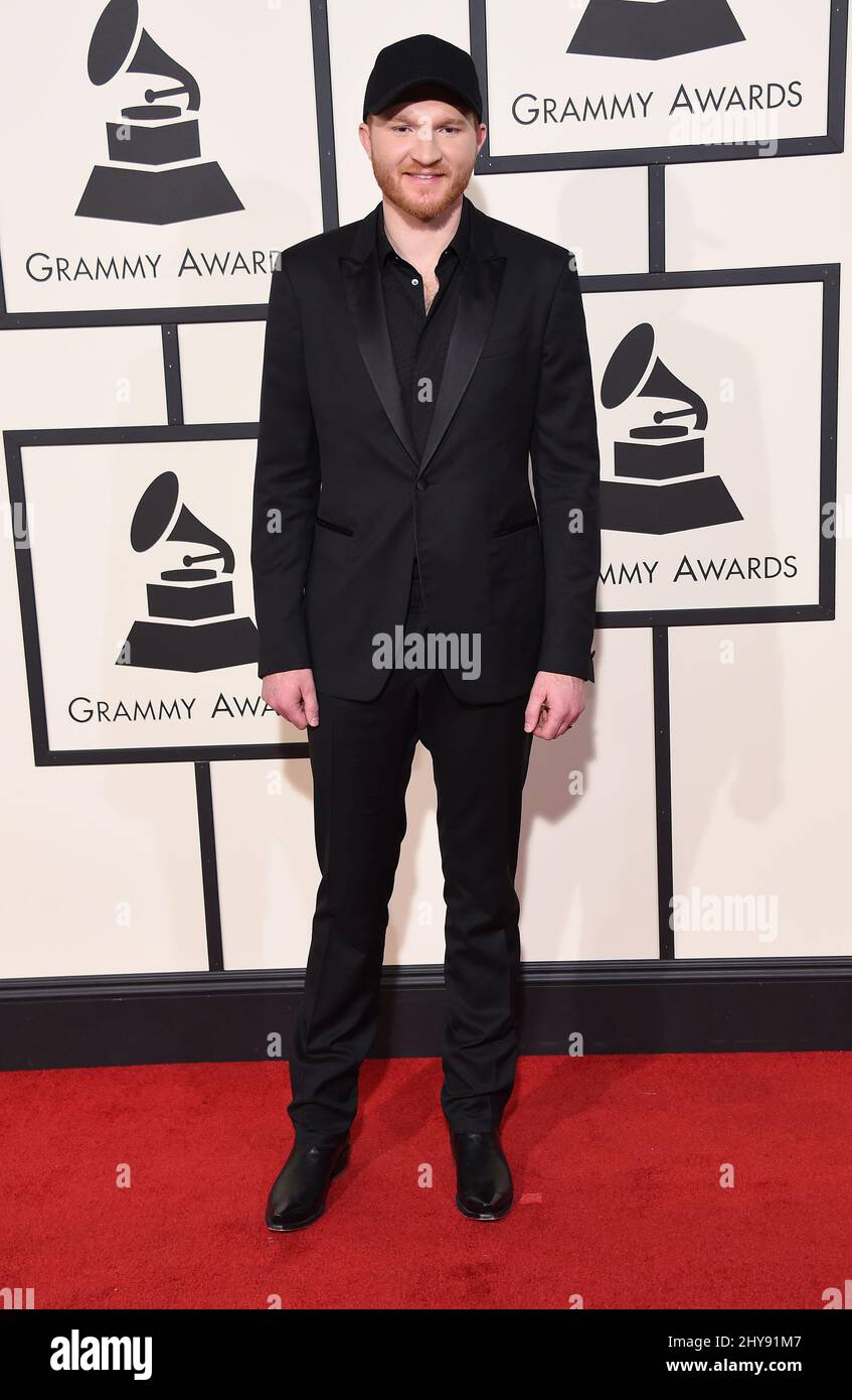 Eric Paslay arriving at the 58th Grammy Awards 2016 held at the Staples ...