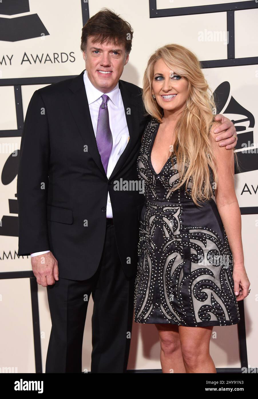 Lee Ann Womack & Frank Liddell arriving at the 58th Grammy Awards 2016 ...