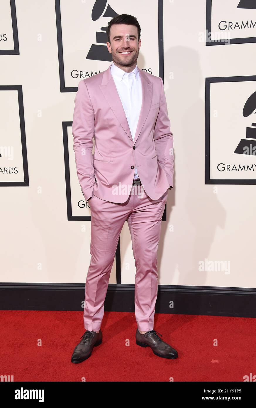 Sam Hunt arriving at the 58th Grammy Awards 2016 held at the Staples ...