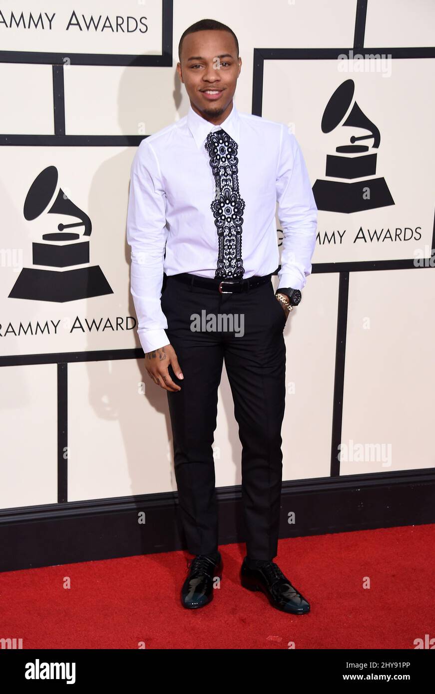 Shad Moss arriving at the 58th Grammy Awards 2016 held at the Staples ...