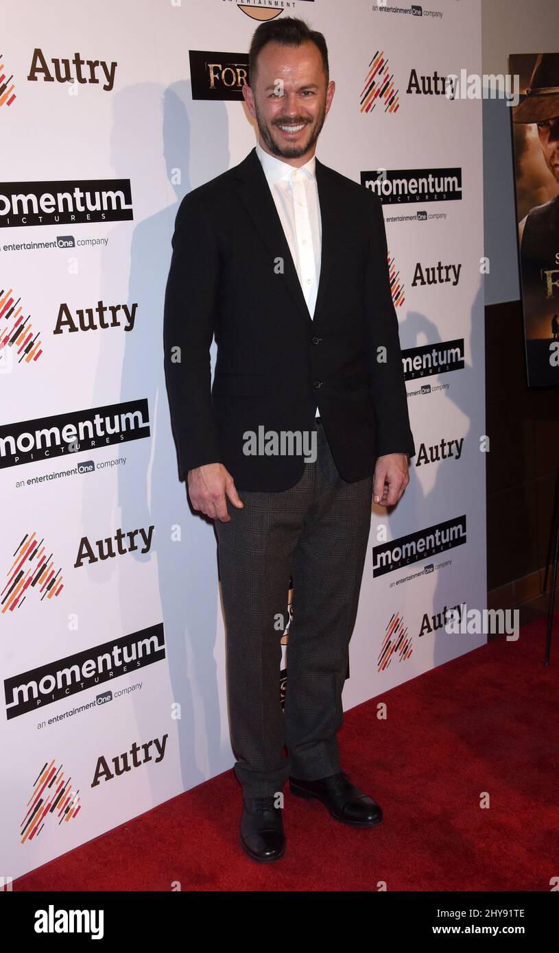 Greg Ellis attending the "Forsaken" Los Angeles Special Screening held ...