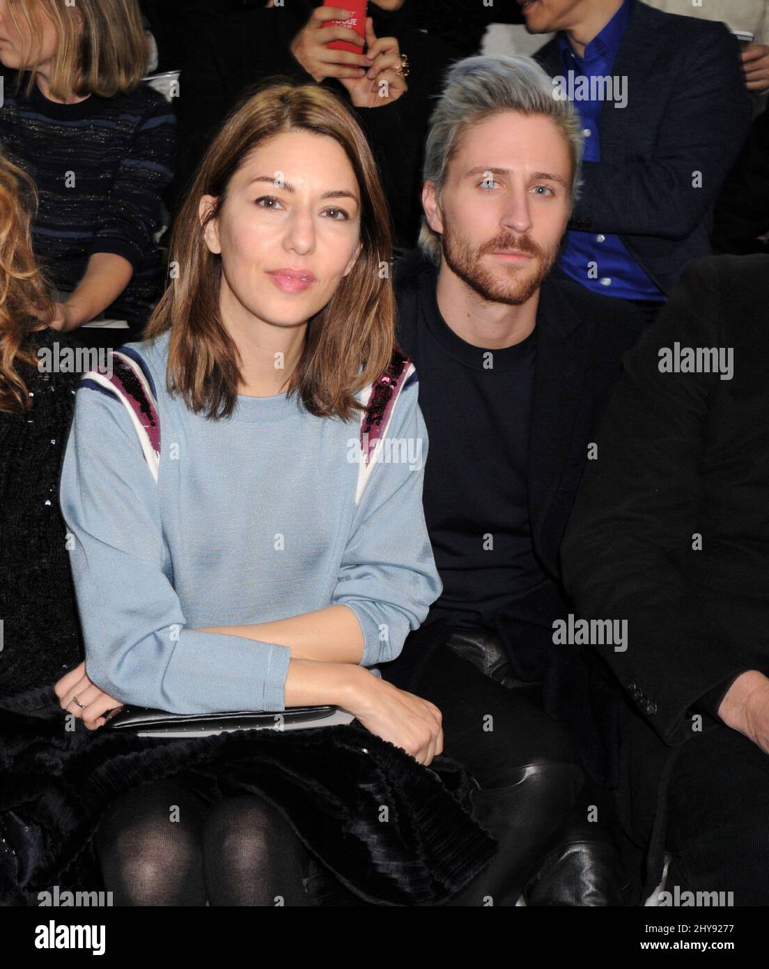 Sophia Coppola and Connor Dodd attending the Marc Jacobs Fall 2016 ...