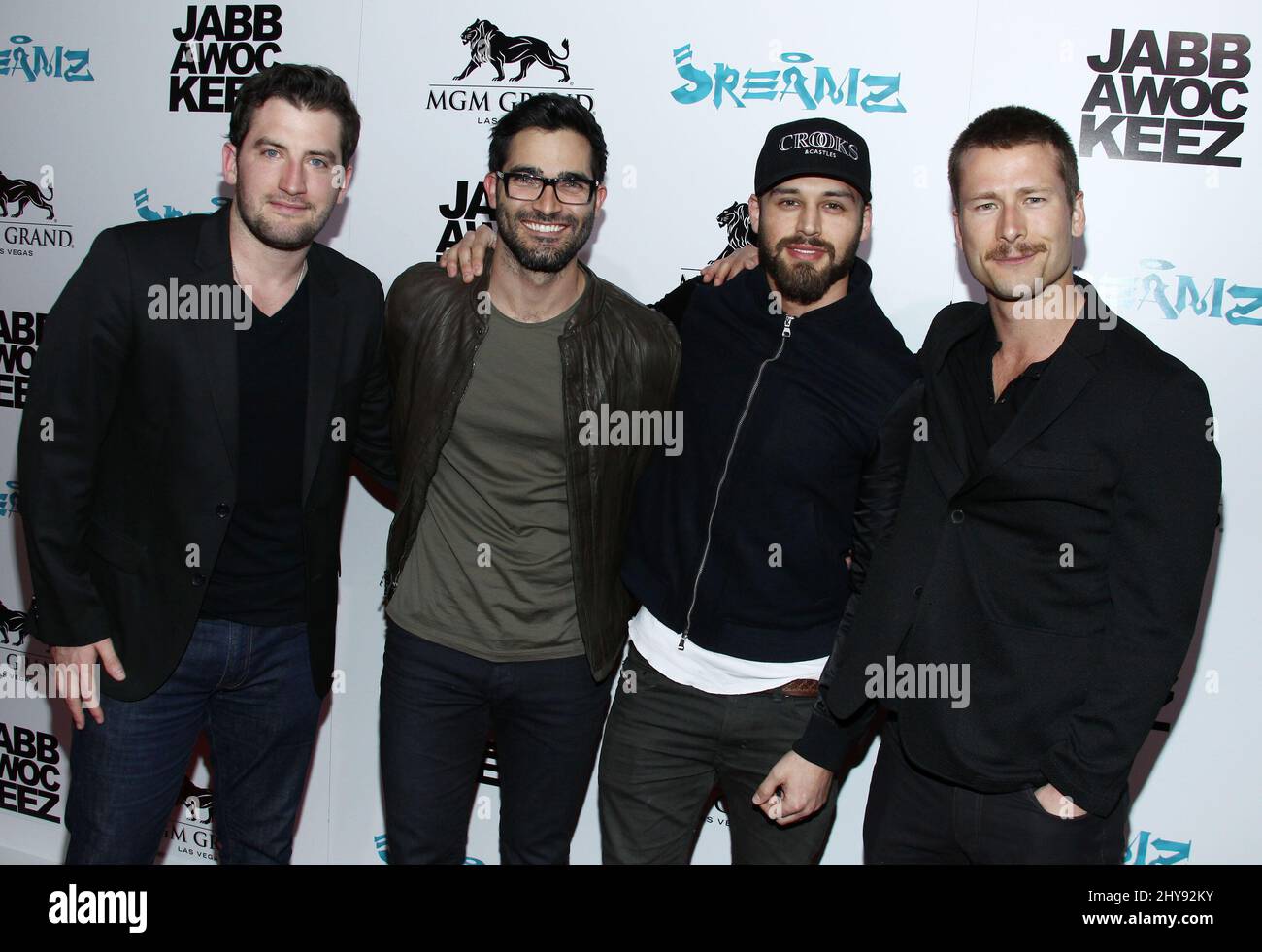 Forrest Vickery, Tyler Hoechlin, Ryan Guzman, Glen Powell attending the ...