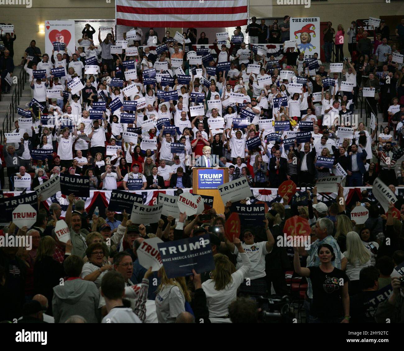 Donald Trump during the Donald Trump Presidential Campaign Rally held ...